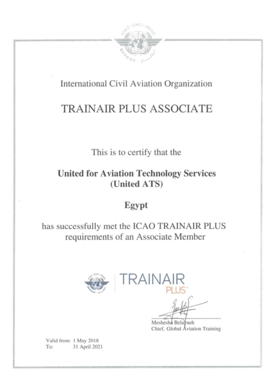 Certificates - ats