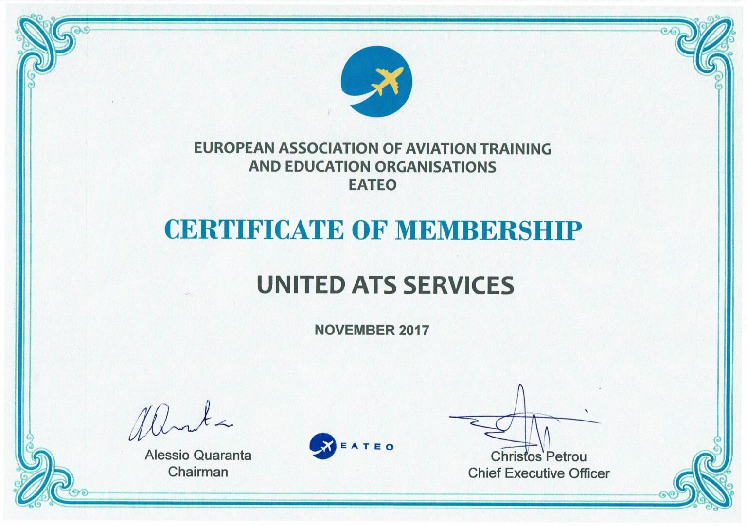 Certificates - ats